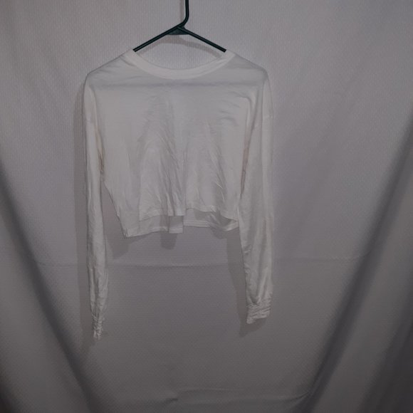 Double Zero | Tops | Double Zero Long Sleeve Crop Top Womans | Poshmark